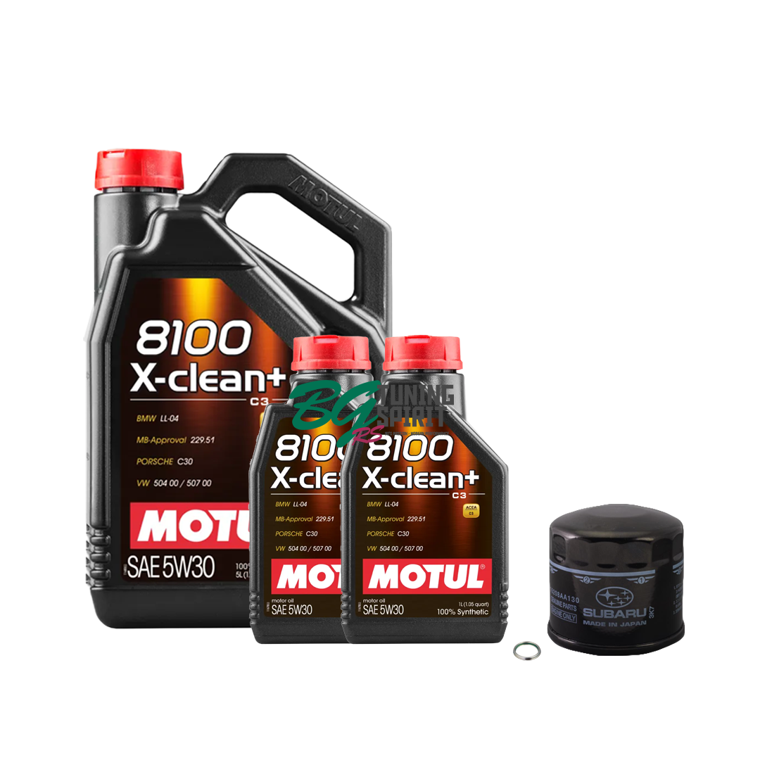 MOTUL 5W40 FA20/FA24 8100 X-CLEAN GEN2 Maintenance Kit For 2013+ FRS/B ...