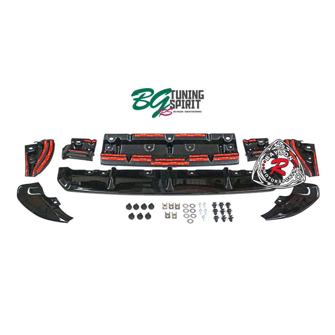 Bayson R T Style Rear Diffuser (ABS Plastic) For 2022-2023 Toyota GR86 ...