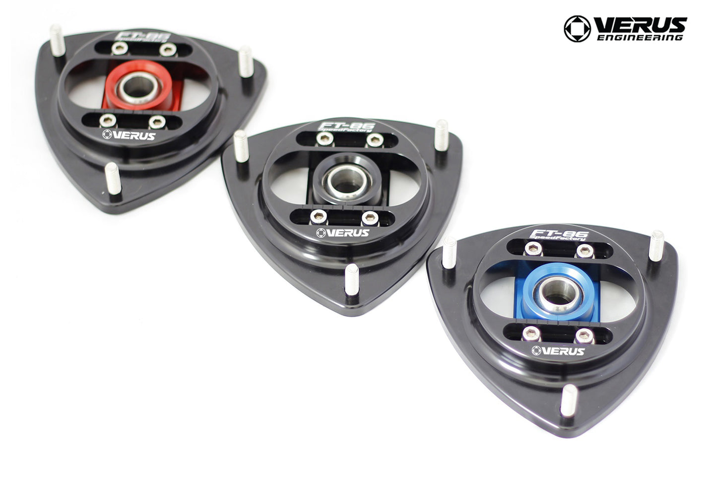 Verus Engineering Front Camber Plate Assembly, Anodized Black - BRZ/FR ...