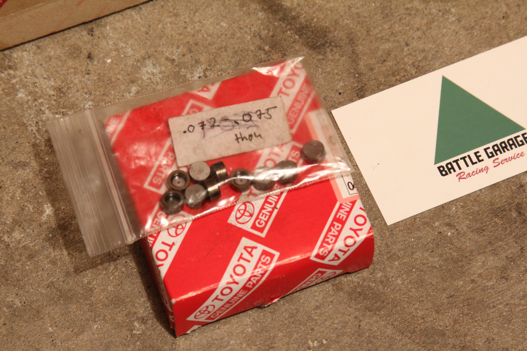 4AGE 20V Valve Shims – Battle Garage Racing Service