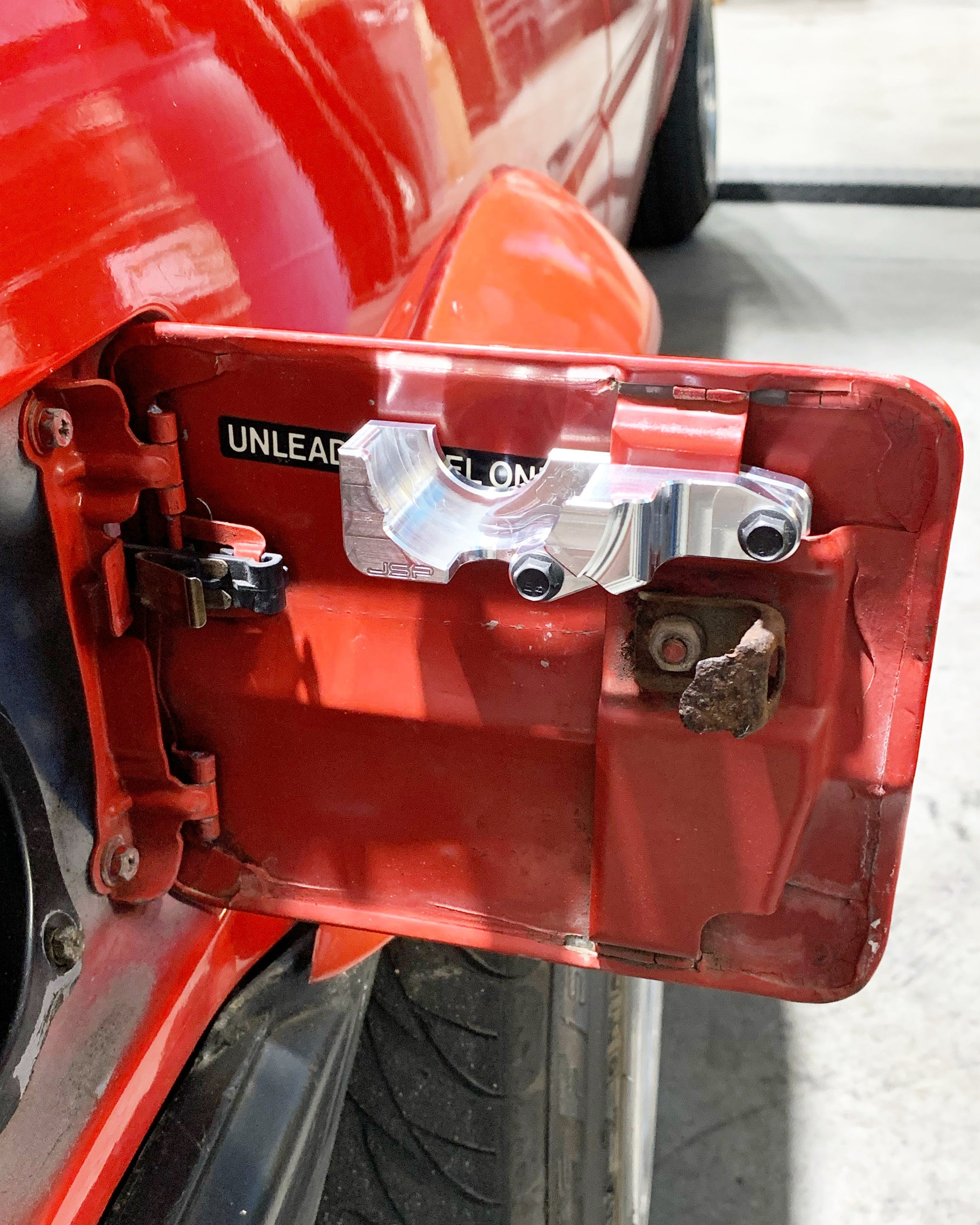 JSP Fab USDM AE86 Billet Gas Cap Holder – Battle Garage Racing Service