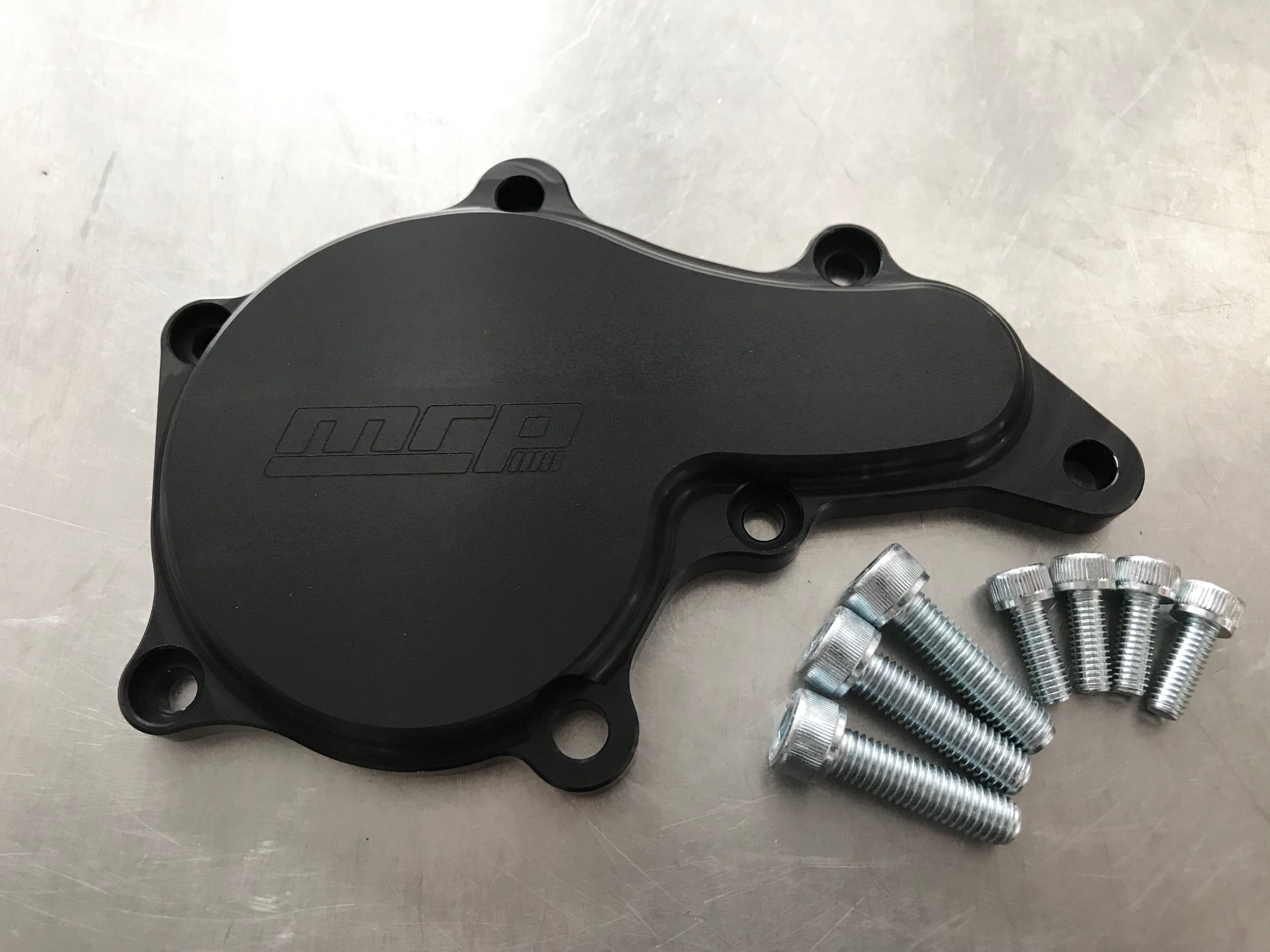 Water Pump Block Plate For Electric Water Pump – Battle Garage Racing ...